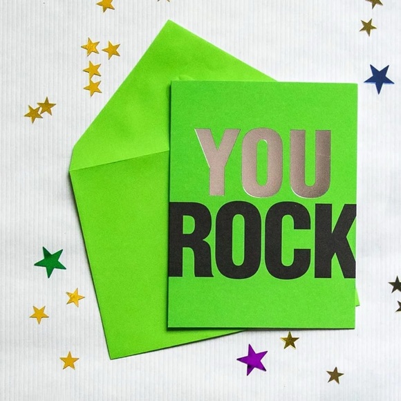 American Greetings | Office | Nib American Greetings You Rock Cards ...